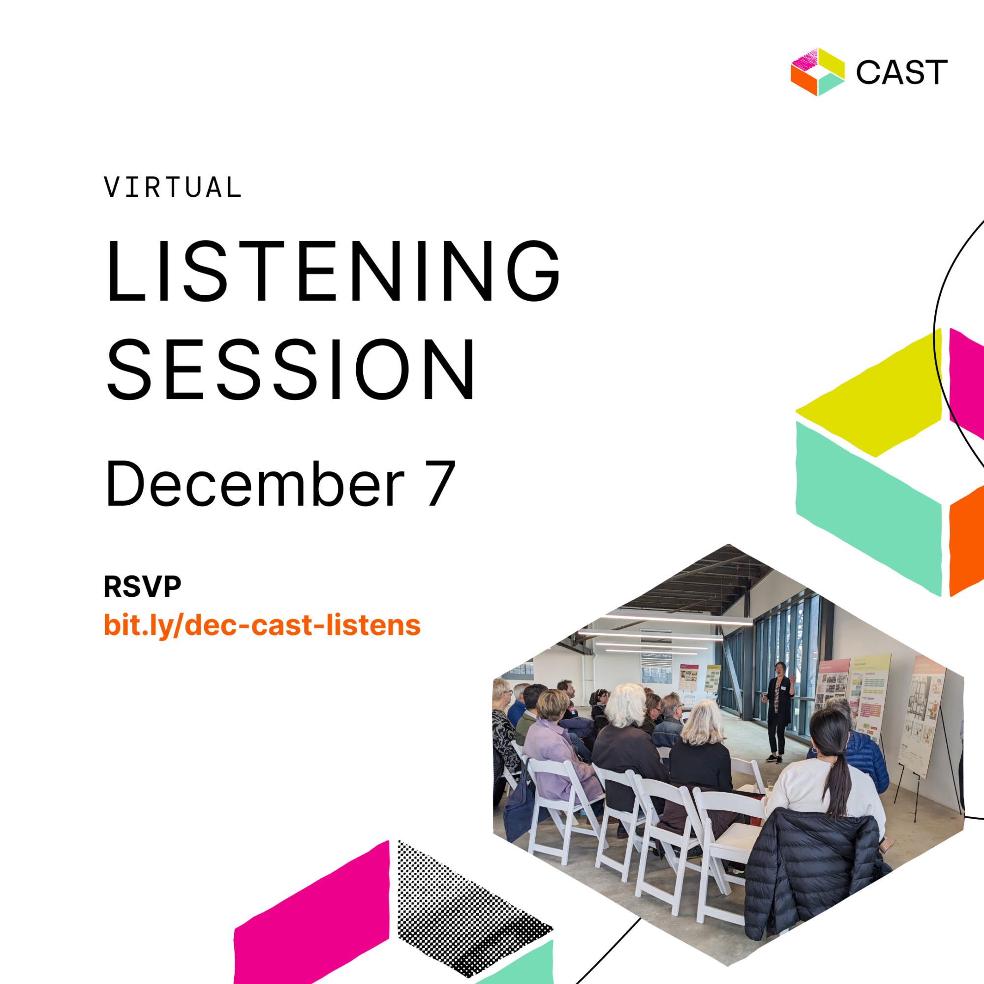 Online Listening Sessions with CAST | December 7 - CAST - Community ...